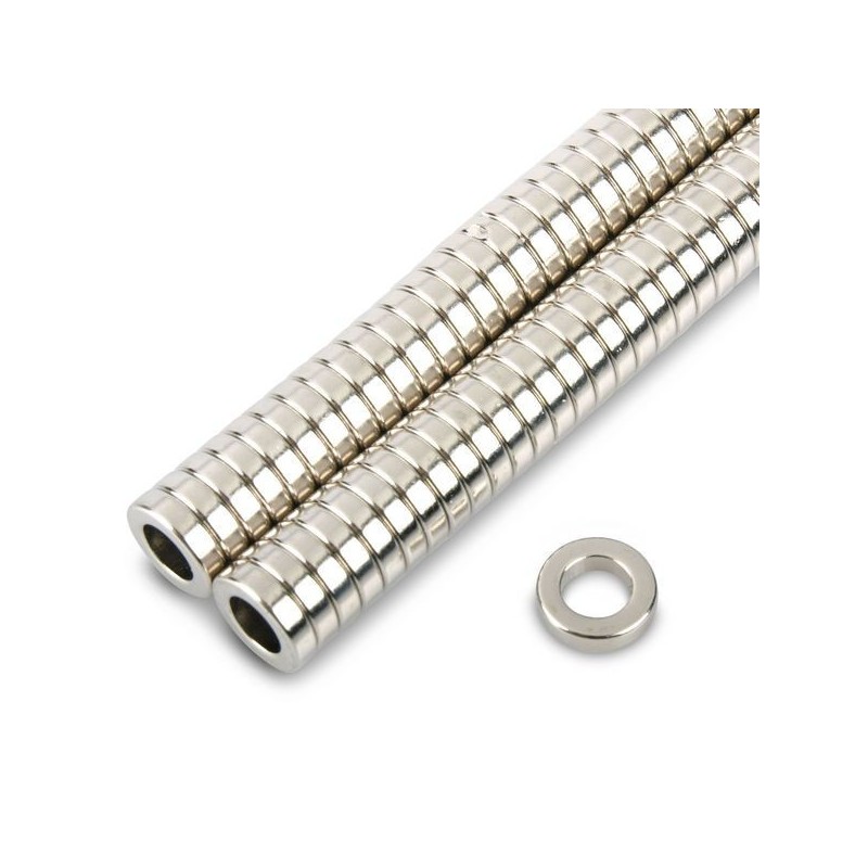 Magnet puternic neodim inel 12 x 6 x 3 mm