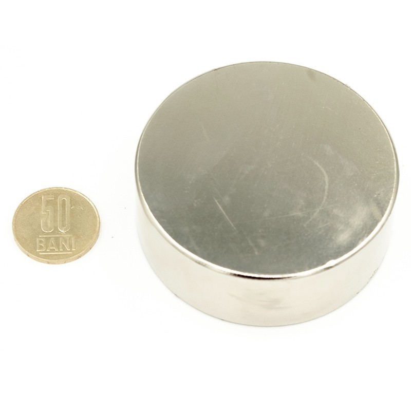 Magnet neodim puternic disc 70 x 25 mm N52